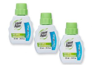 So...What's Best: Correction Tape vs Correction Fluid vs White Out Pen